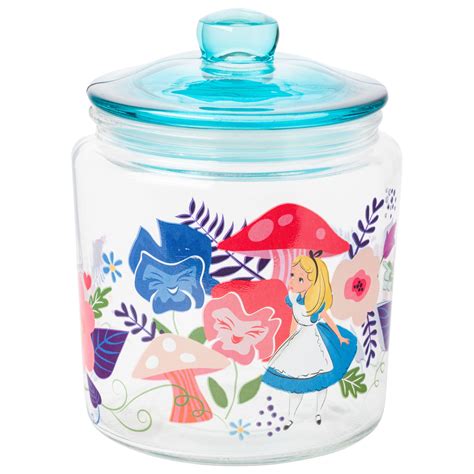 Silver Buffalo Alice In Wonderland Flowers And Mushrooms 6