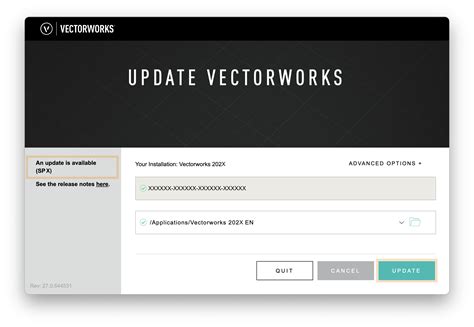 Update Vectorworks Vectorworks Support