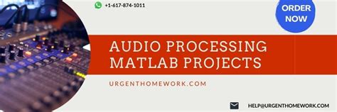 Audio Signal Processing Projects Using Matlab Audio Processing Matlab Projects