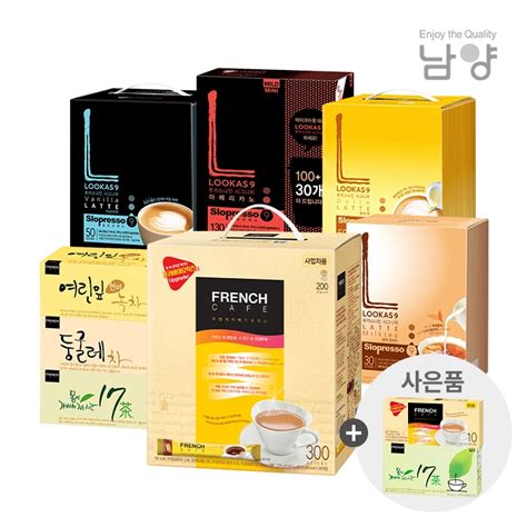 프렌치카페 커피믹스 420t10t17차25t티백 외 프렌치카페루카스나인 모음 티몬