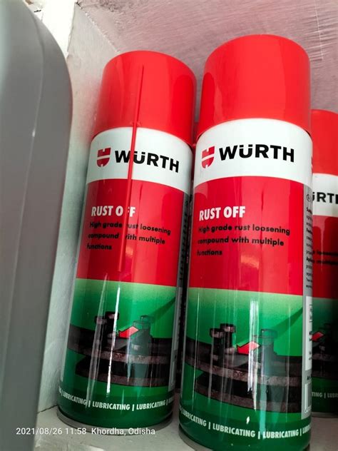 Wurth Rust Off Spray For Industrial Use Packaging Size 100 Ml At ₹ 135 Piece In Bhubaneswar