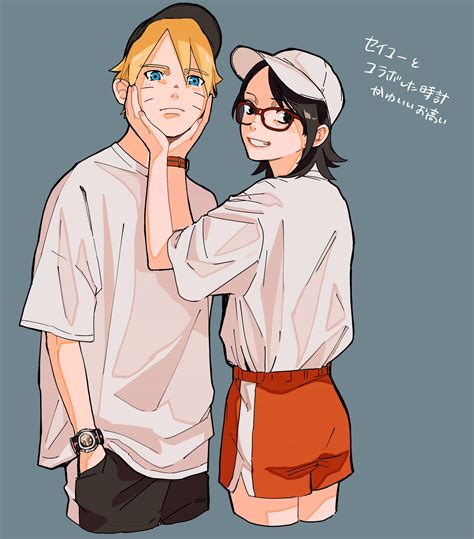 Boruto And Sarada Boruto Club Fan Art Fanpop