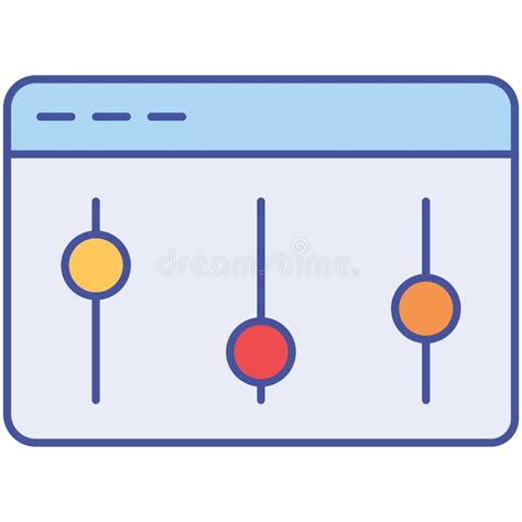 Browser Configuration Isolated Vector Icon Which Can Easily Modify Or