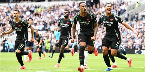 Tottenham 0 1 Arsenal Stats Gabriel Magalhães Powers Gunners To Derby