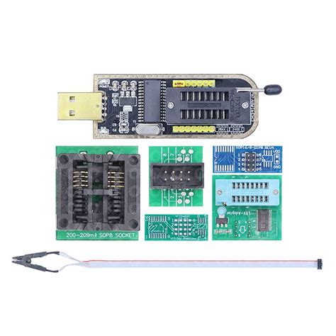 Eeprom Bios Usb Programming Device Kit Ch341a Soic8 Clip 1 8v
