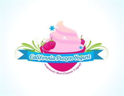 California Frozen Yogurt Logo Design On Behance