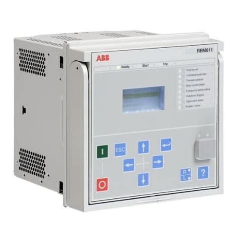 Abb Rem611 Numerical Relay Abb Motor Protection And Control Unit