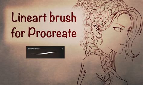 Lineart Brush For Procreate Free Brushes For Procreate