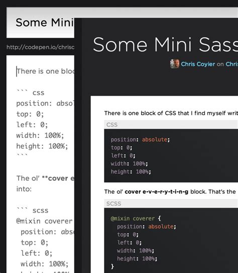 Syntax Highlighting CodePen