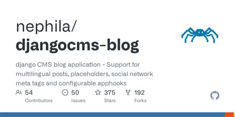 GitHub Nephila Djangocms Blog Django CMS Blog Application Support For Multilingual Posts