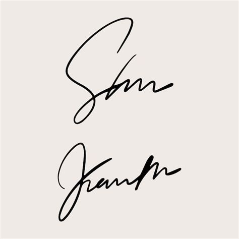 Vetores E Ilustrações De Fonte Assinatura Para Download Gratuito Freepik