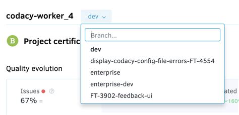 Repository Dashboard Overview Codacy Docs Repository Dashboard Overview Codacy Docs