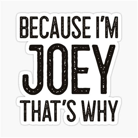 The Name Joey
