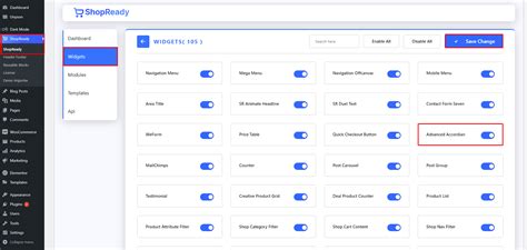 Advanced Accordion Widget Quomodosoft