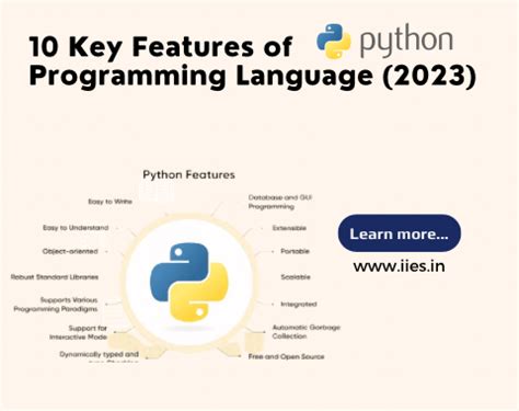 Key Features Of Python Programming Language