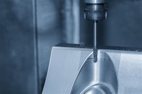 The Cnc Milling Machine Cutting Injection Mold Part By Solid Ball End