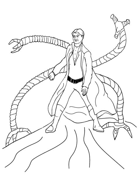 Doc Ock Coloring Pages 2025