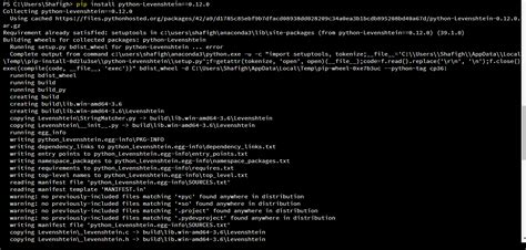 Python Failed Building Wheel For Levenshtein Stack Overflow