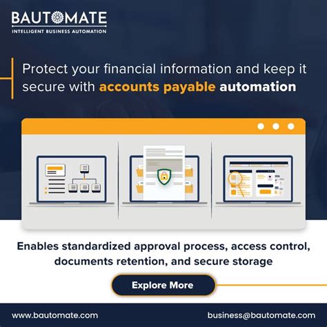 An Email Form With The Words Protect Your Financial Information And Keep It Secure With Accounts