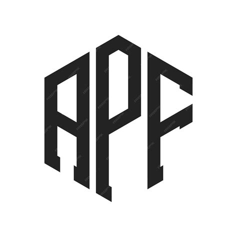 Premium Vector Apf Logo Design Initial Letter Apf Monogram Logo Using