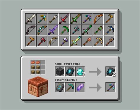Tool Trims Copper Workbench Minecraft Fan Art 45176258 Fanpop