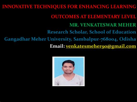 Pdf Innovative Techniques For Enhancing Learning Outcomes At Elementary Level