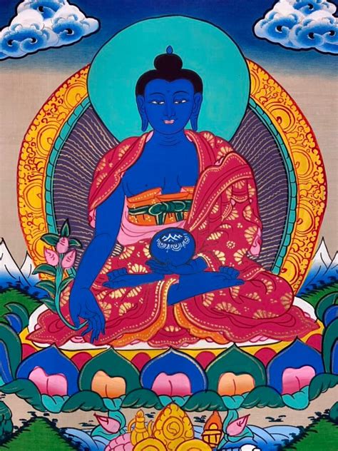 Medicine Buddha Tibet Thangka