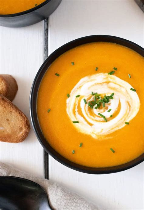 Roasted Carrot Ginger Soup Culinary Ginger