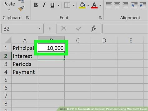 How To Calculate An Interest Payment Using Microsoft Excel