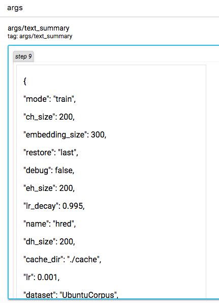 Hred Tensorflow — Cotk Documentation
