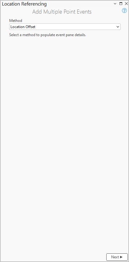 Add Point Events By Location Offset—arcgis Pro Documentation