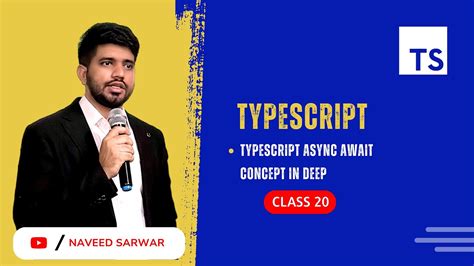 20 Typescript Async And Await Concept In Deep Typescript Tutorial Youtube