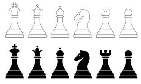 Chess Silhouette Vector