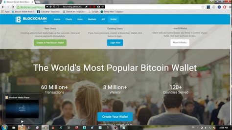 How To Create Bitcoin Wallet Blockchain Youtube