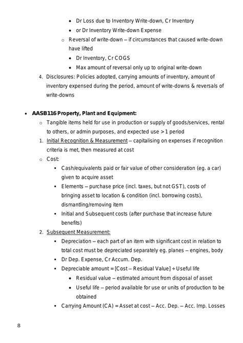 Weekly Lecture Notes Accounting Standards And Regulations 22420 22420 Accounting Standards