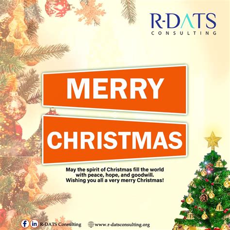 R Dats Consulting On Linkedin Rdats Merrychristmas Love 2023year
