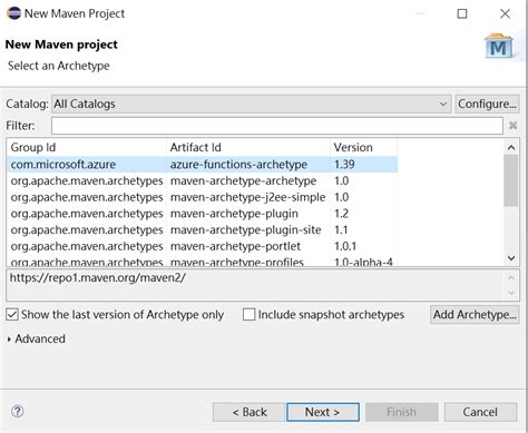 The Azure Functions Archetype Artifact Is Not An Archetype · Issue 178 · Microsoftazure Maven