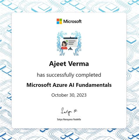 Ajeet Verma On Linkedin Azureaifundamentals Aiinazure Professionaldevelopment