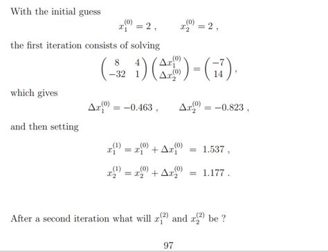 Solved This Question Is About Numerical Mathematics And