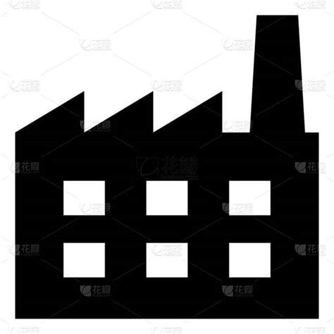 工业工厂矢量图标