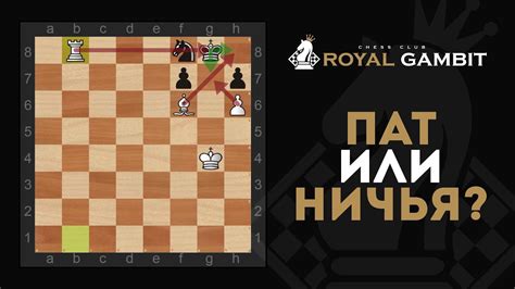 ПАТ или НИЧЬЯ Коротко и ясно о том что такое ПАТ и в каких случаях НИЧЬЯ ШАХМАТЫ Chess