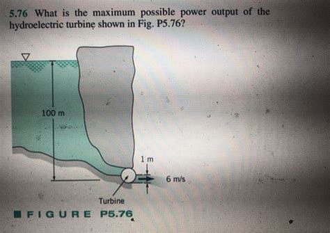 Solved 576 What Is The Maximum Possible Power Output Of The
