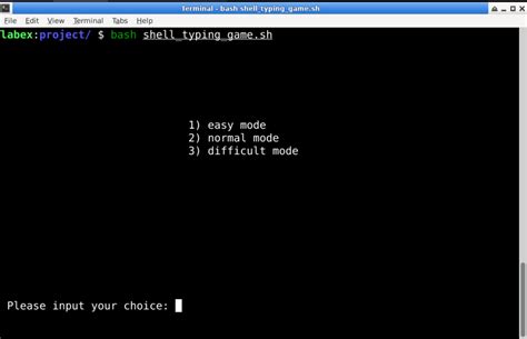 Bash 로 매력적인 타이핑 게임 만들기 Linux 쉘 스크립팅 튜토리얼 Labex