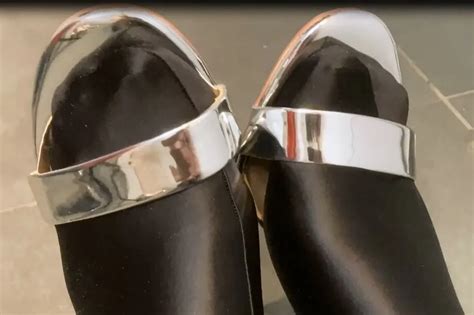Silver Heels Black Spandex Nude Pics Xhamster