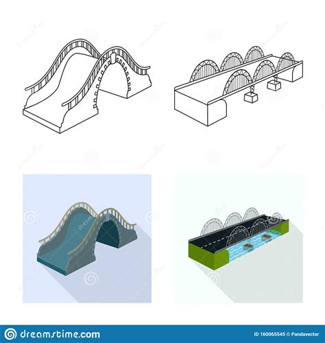 Vector Design Of Connection And Design Sign Collection Of Connection And Side Vector Icon For
