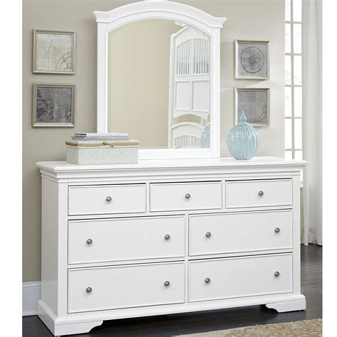 White Wood Dresser With Mirror Mirror And Drawer Ideas White