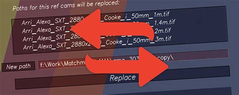 Replace Ref Cams Paths In 3dequalizer
