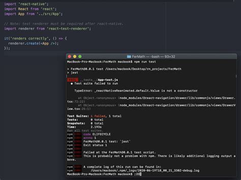 Jest Testing Reactnativereanimateddefaultvalue Is Not A Constructor · Issue 910
