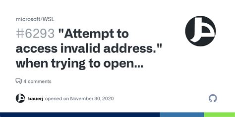 Attempt To Access Invalid Address When Trying To Open Fuse Mount In