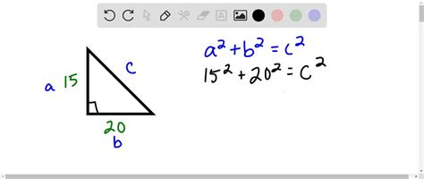 SOLVED Use The Pythagorean Theorem To Find The Length Of The Hypotenuse SOLVED Use The Pythagorean Theorem To Find The Length Of The Hypotenuse